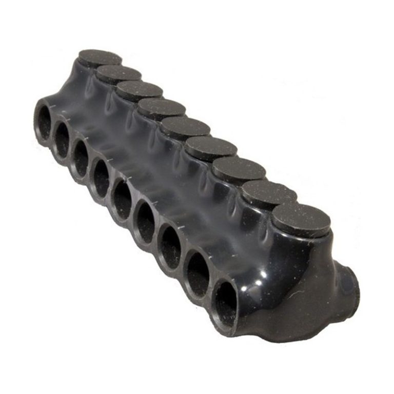 LS Performance 97659 Black Insulated Multi-Cable Connector Dual Entry 9 ...