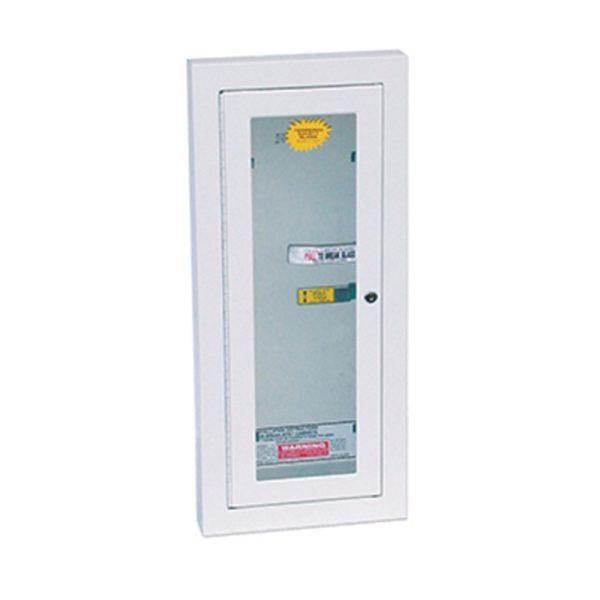 Kidde 468046 Fire Extinguisher Semi-recessed Cabinets/Keyed Steel Cam ...