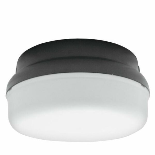 Incon Lighting 19415-2X9WLED-50K Round Outdoor Ceiling Polycarbonate ...