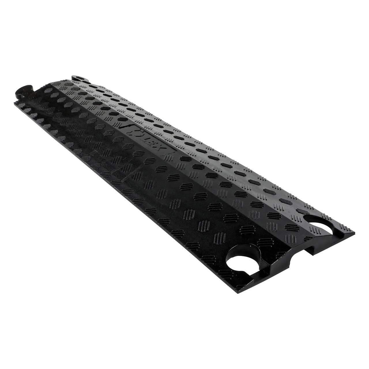 Lex CC1-20/45-BLK CableGuard™ Single Channel Cable Cover Large, black ...