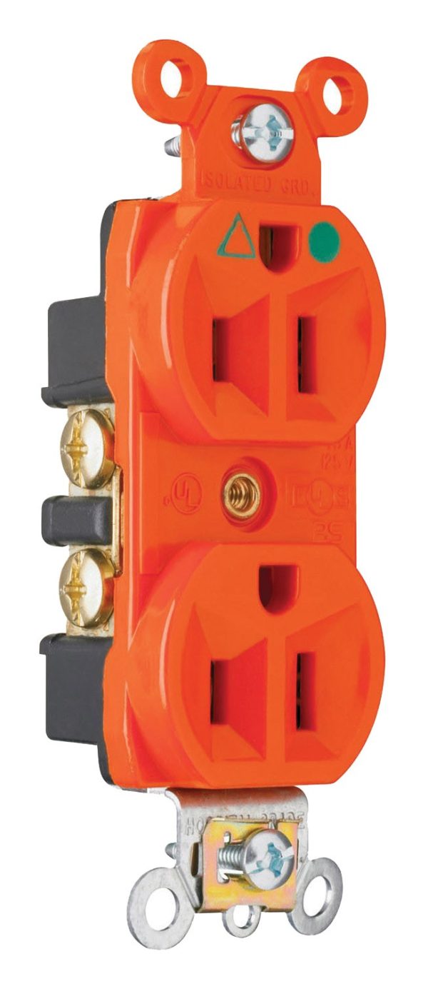 Legrand IG8200 Pass And Seymour Hospital Grade Isolated Ground Duplex ...