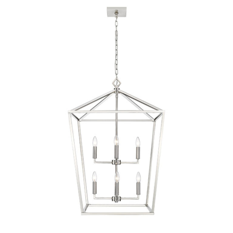 Millennium Lighting 3335-SN Eight Light Lantern Satin Nickel finish ...